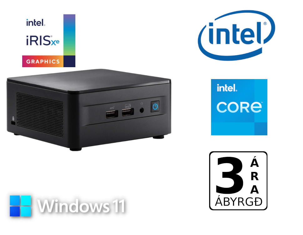 Tölva Intel NUC12 i5-1240P 16GB 512GB Win11 - Computer.is